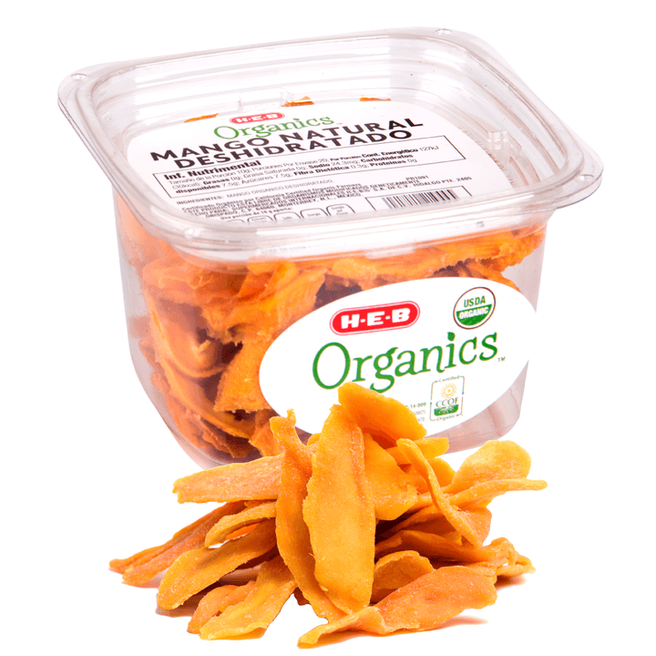 HEB Organics Mango Deshidratado Organico 200 g - H-E-B México