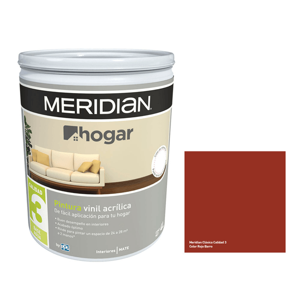 Meridian Pintura Vinílica Calidad Clásica 1 Pz - Mi Tienda del Ahorro