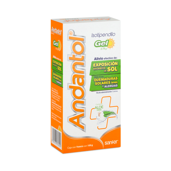 Sanfer Andantol 0.75 G Gel 100 G 1 Pz - H-E-B México
