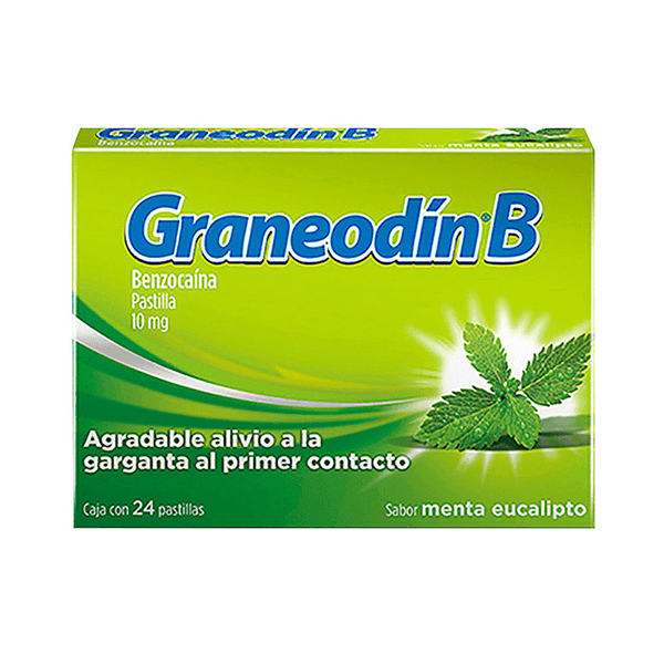 Graneodin-B Pastillas Sabor Menta Eucalipto con 24 pz - H-E-B México