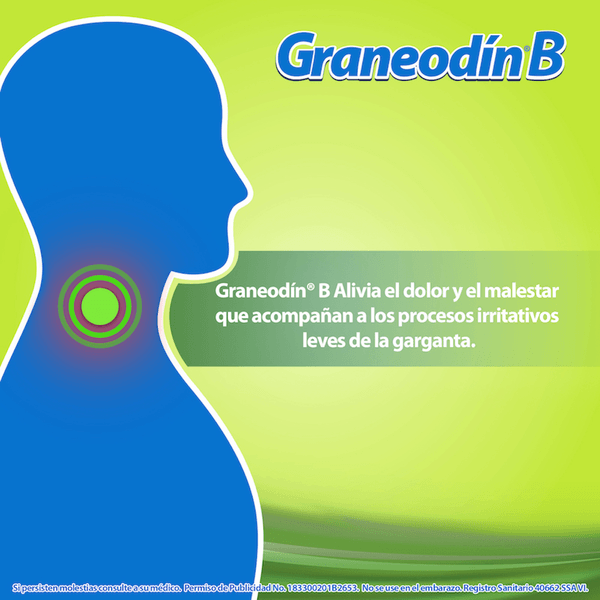 Graneodin-B Pastillas Sabor Menta Eucalipto con 24 pz - H-E-B México