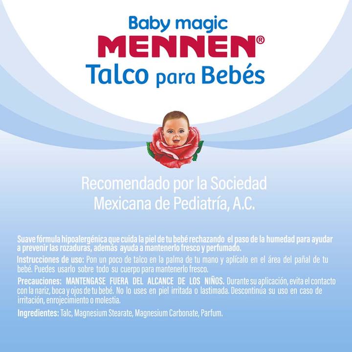 Mennen Baby Magic Talco para Bebé Hipoalergénico 200 g - H-E-B México