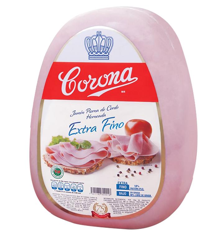 Corona Jamón Pierna de Cerdo Horneada Extra Fino 1 kg - H-E-B México