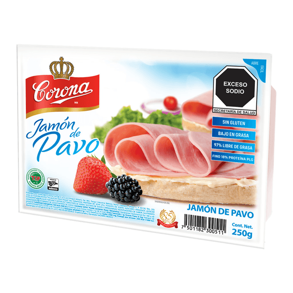 Corona Jamón de Pavo 250 g - H-E-B México