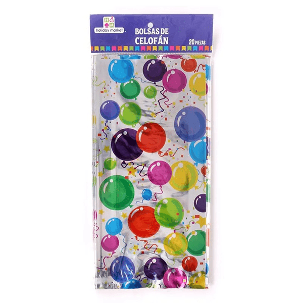 Holiday Market Bolsas de Celofán Globos 1 Pz - H-E-B México