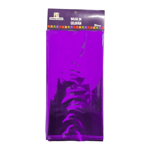 Holiday Market Bolsas de Celofán Metálica 12.5 X 2 - H-E-B México