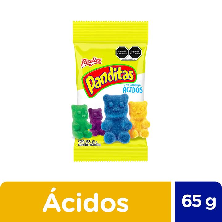 Ricolino panditas ácidos 65 g - H-E-B México