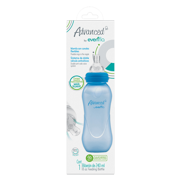 Evenflo Biberón Advanced Light Flujo Medio 1 Pz - H-E-B México