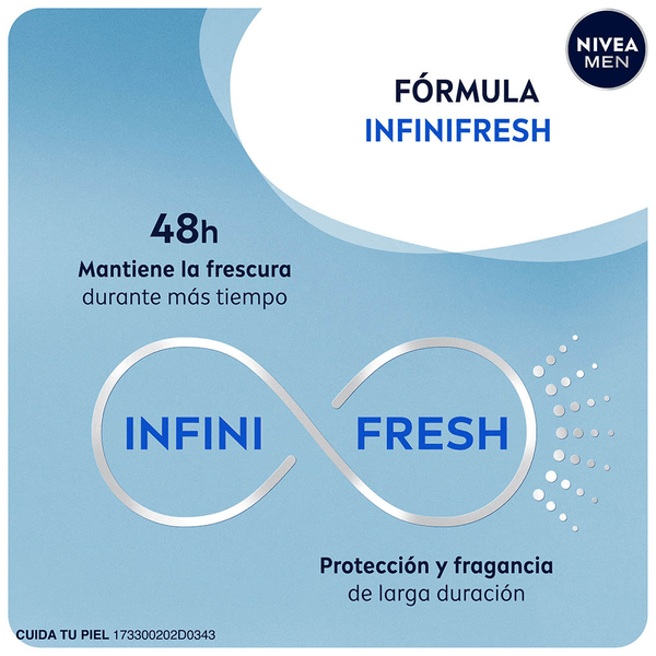 NIVEA MEN Antitranspirante Fresh Ice en Barra 50 g - H-E-B México