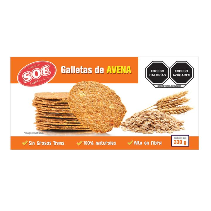 Galletas SOE LIGHT con Avena 330 g - H-E-B México