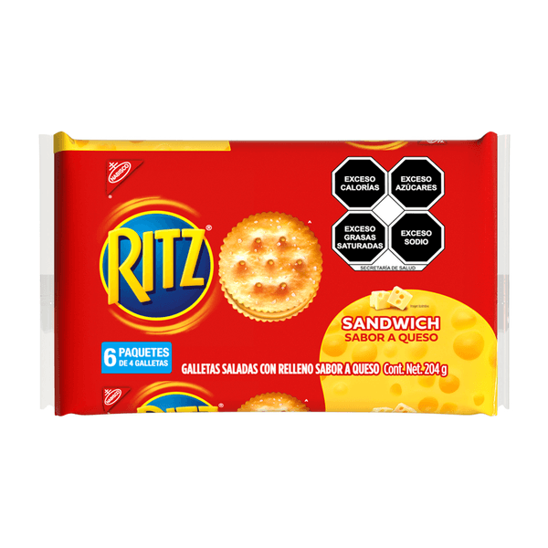 Nabisco Galletas Sandwish Rtiz Sabor Queso 204 g - Mi Tienda del Ahorro