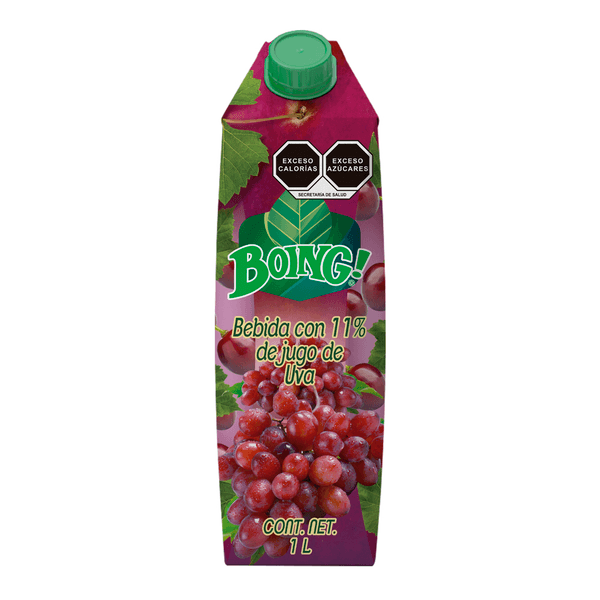 Boing Bebida de Jugo Tradicional Uva Fortificado 1 L - Mi Tienda del Ahorro