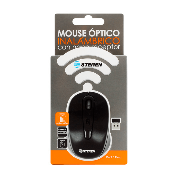 Steren Mouse Inalámbrico Com-5708 1000 Dpi Surtido - H-E-B México