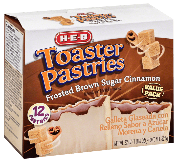 HEB Toaster Pastry Canela 12pz 624 g - H-E-B México