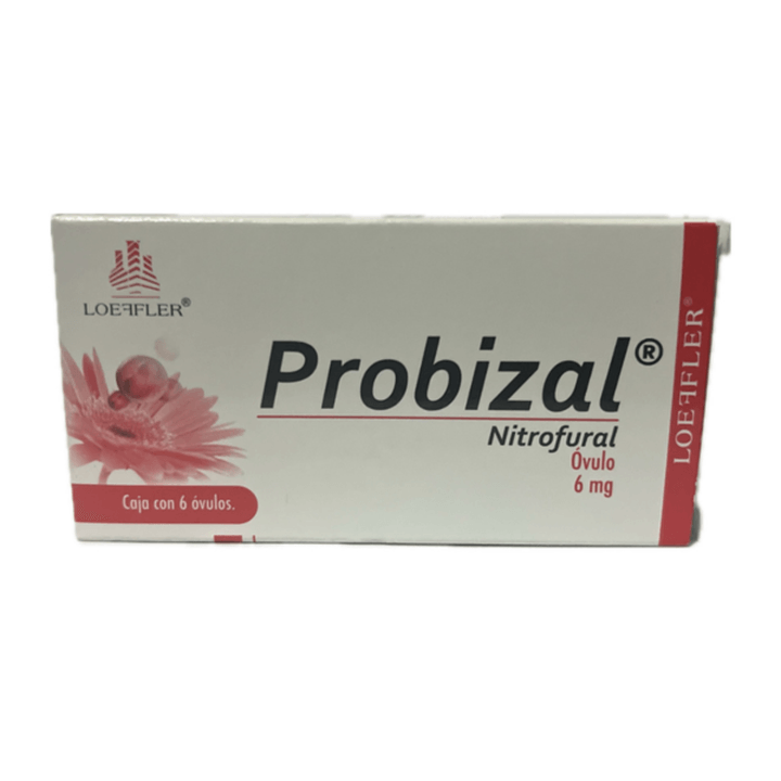 Probizal Nitrofural 6 mg 6 Óvulos - H-E-B México