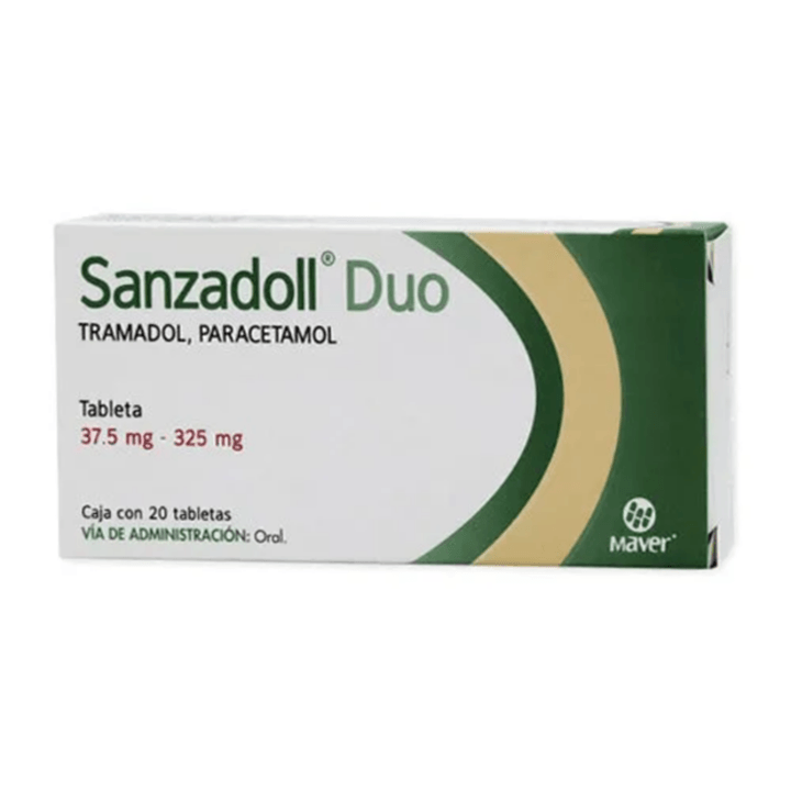 Sanzadoll Duo Tramadol Paracetamol 20 Tabletas - H-E-B México