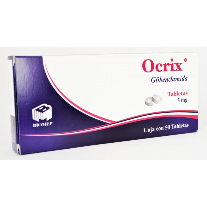 Pharmalider Ocrix 5 Mg 50 Tabletas Glibenclamida G - H-E-B México