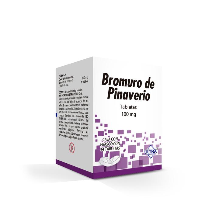 Ultra Lab Pinaverio 100 Mg Tabletas 14 Pz - H-E-B México