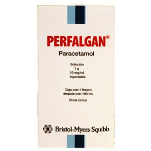 Aspen Perfalgan 1 g Solución Inyectable Frasco 100 ml - H-E-B México