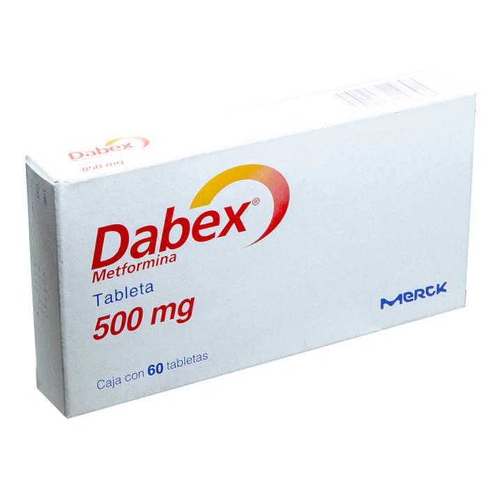Merck Dabex 500 Mg 60 Tab Clorhidrato de Metformin - H-E-B México