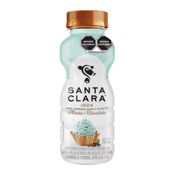 Santa Clara Leche Uht Sabor Menta con Chocolate 25 - H-E-B México