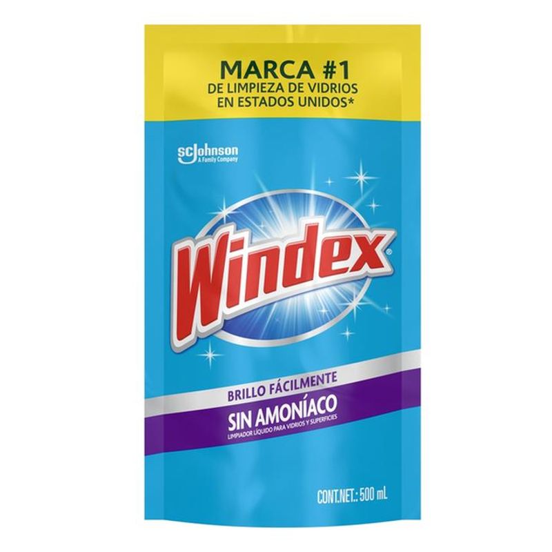 Limpiador Líquido Windex Sin Amonia 500 ml - Mi Tienda del Ahorro Limpiador Líquido Windex Sin Amonia 500 ml - Mi Tienda del Ahorro