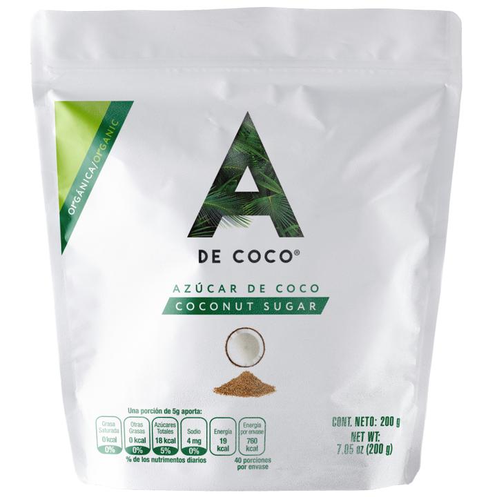 a de Coco Azúcar de Coco Orgánica 200 g - H-E-B México