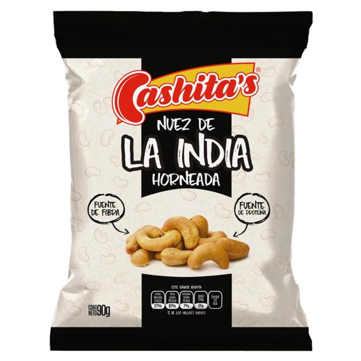 Cashitas Nuez de la India Horneada 90 g - H-E-B México
