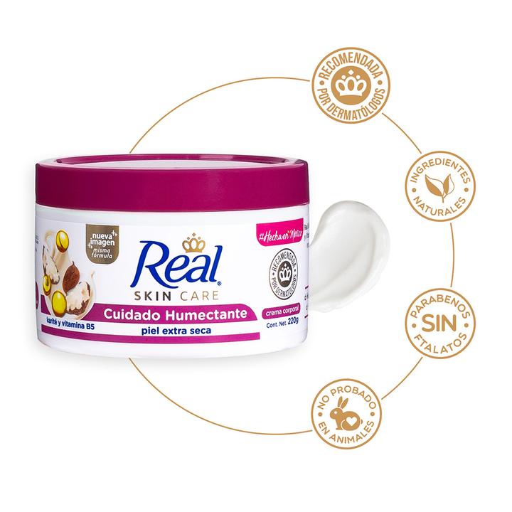 Real Crema Corporal Cuidado Humectante 220 g - H-E-B México