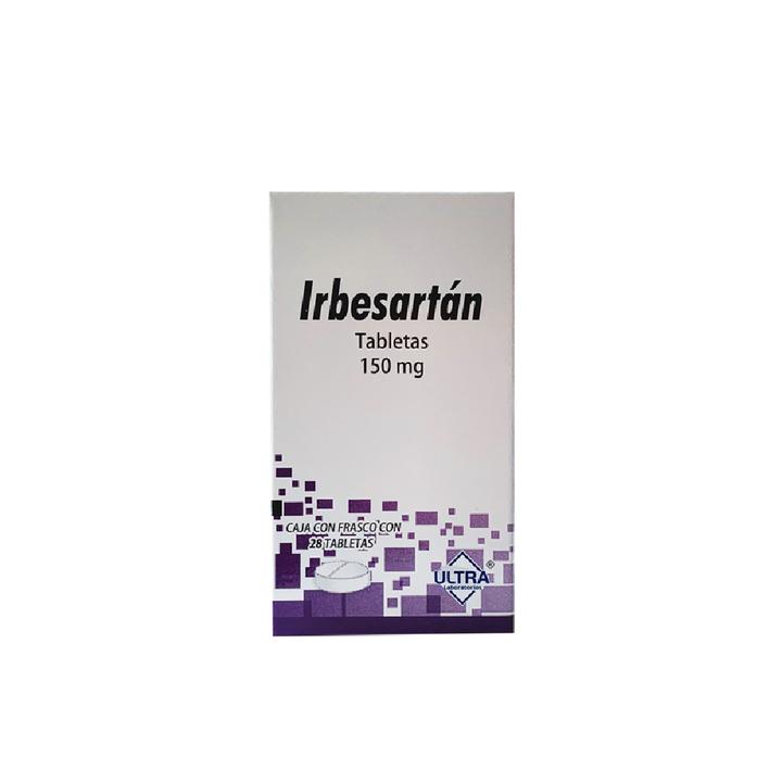 Ultra Lab Irbesartan 150 Mg Tab 28 Pz - H-E-B México