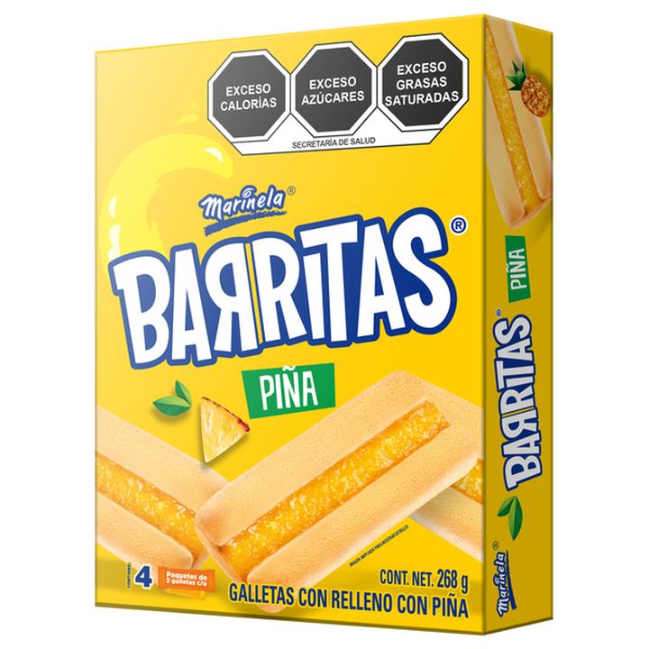 Marinela Galletas Barritas Piña 268 g - H-E-B México