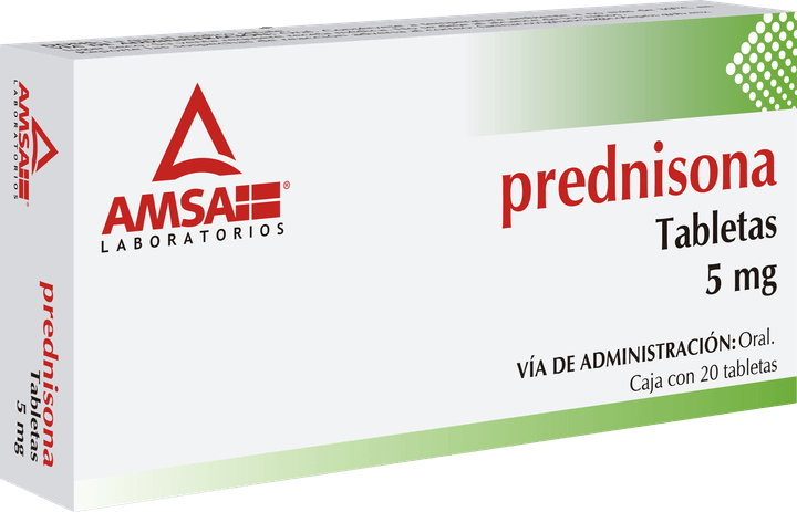 Amsa Prednisona 5 Mg 20 Tabletas Gen 20 Pz - H-E-B México