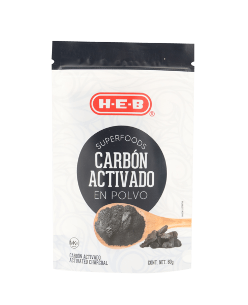 Heb Organics Carbón Activado 60 g - H-E-B México