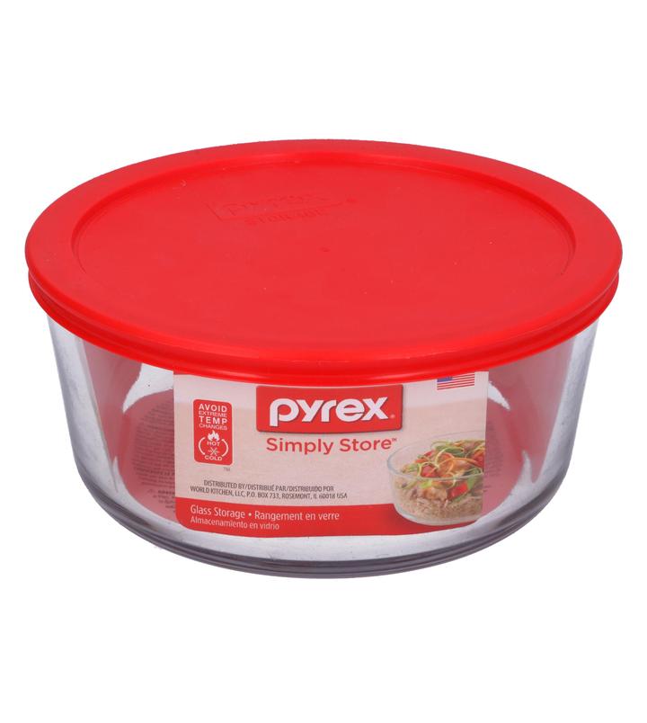 Pyrex Refractario Redondo con Tapa 1 Pz - H-E-B México