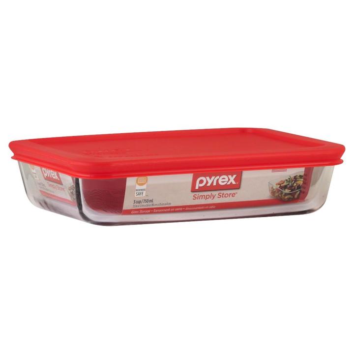 Pyrex Refractario Rectangular con Tapa 1 Pz - H-E-B México