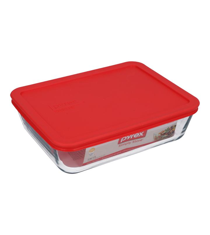 Pyrex Refractario Rectangular con Tapa 1 Pz - H-E-B México