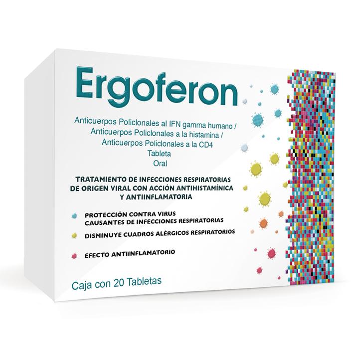 Biopharmex Ergoferon 20 Tab Anticuerpos Policlonal - H-E-B México