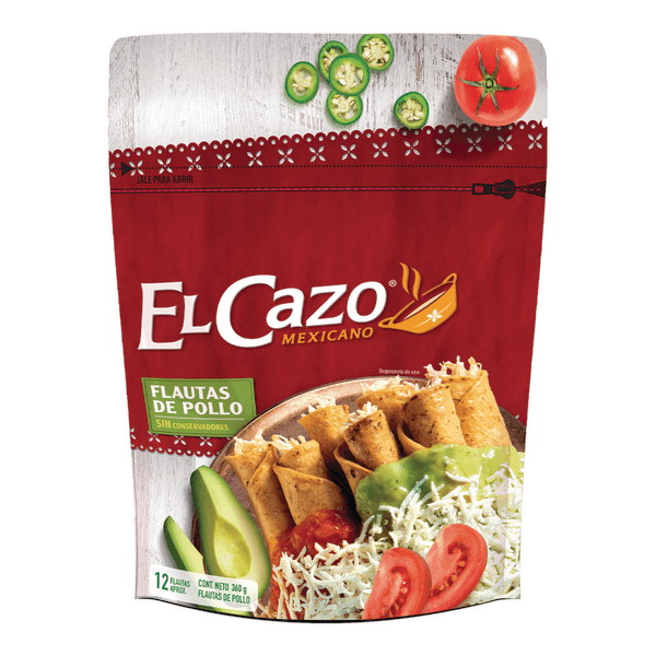 El Cazo Mexican Flautas de Pollo 12 Pz - H-E-B México