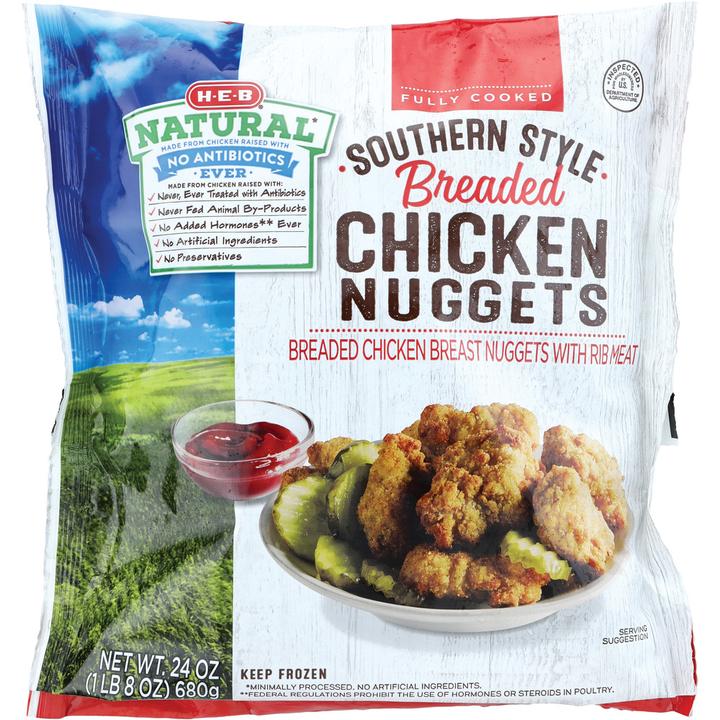 HEB Natural HEB Nuggets de Pollo Empanizado Cocido - H-E-B México