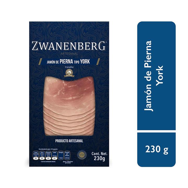 Zwanenberg Jamón de Pierna tipo York 230 g - H-E-B México