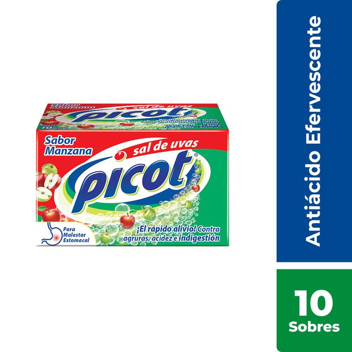 Picot Sal De Uvas Manzana con 10 pz - H-E-B México