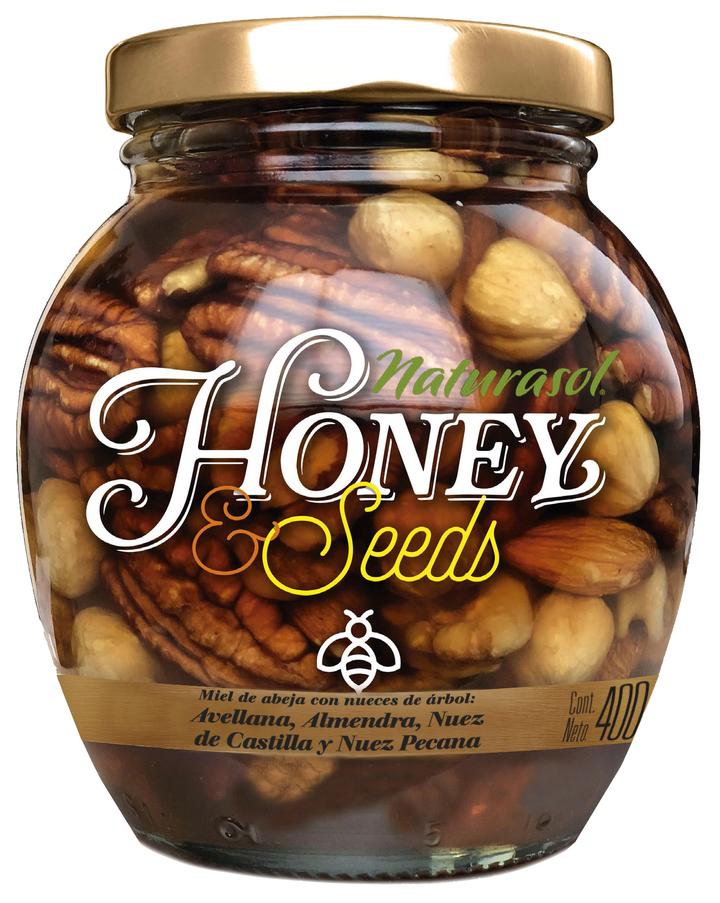 Naturasol Miel de Abeja Honey & Seeds 400 g - H-E-B México