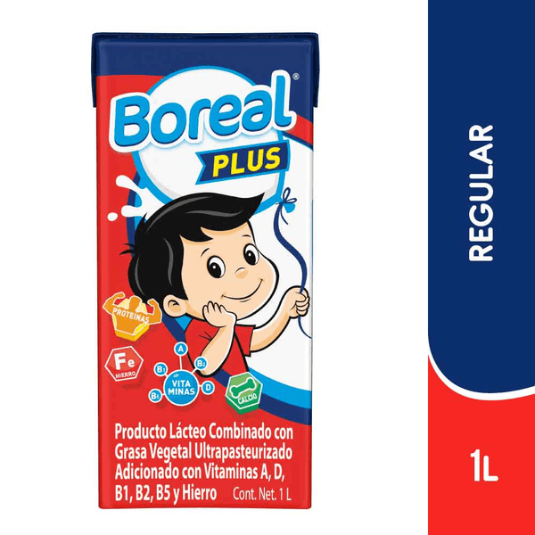 Boreal Leche Plus Entera 1 L - H-E-B México