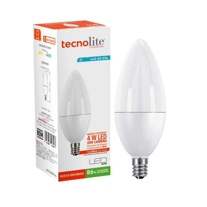 Tecnolite Foco Led Eice12-Led/4w/65 1 Pz - Mi Tienda del Ahorro