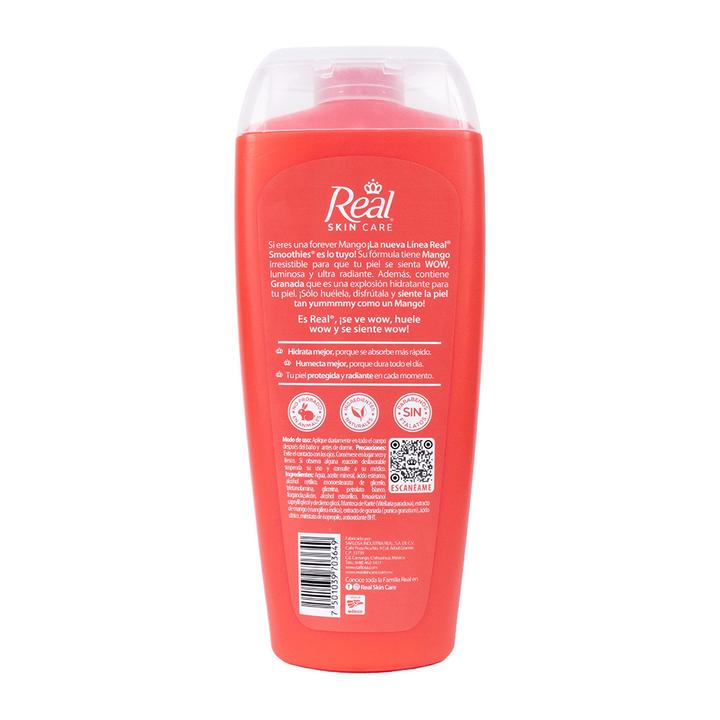 Real Crema Corporal Smoothies Mango Granada 400 Ml - Mi Tienda del Ahorro
