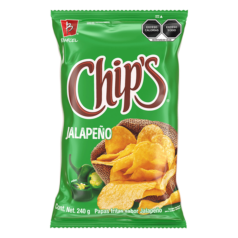 Barcel Papas Fritas Sabor Jalapeño 240 g - Mi Tienda del Ahorro Barcel Papas Fritas Sabor Jalapeño 240 g - Mi Tienda del Ahorro