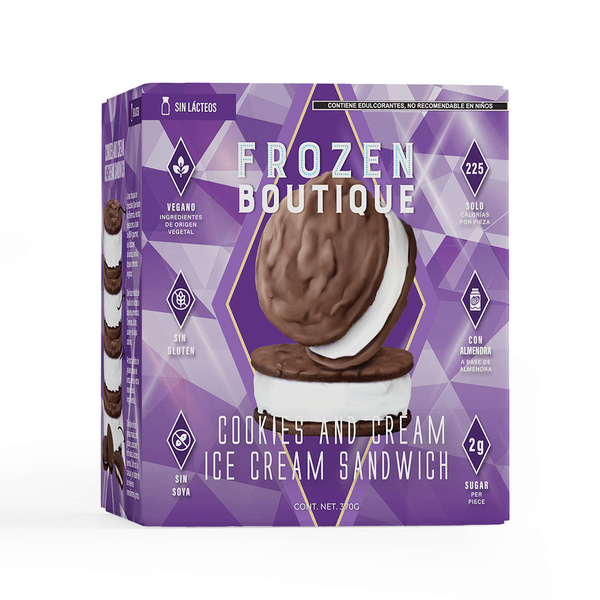 Frozen Boutique Sandwich de Helado Cookies And Cre - H-E-B México