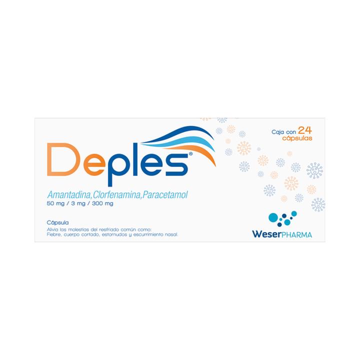 Weserpharma Deples 300mg 24 Capsulas 24 Pz - H-E-B México