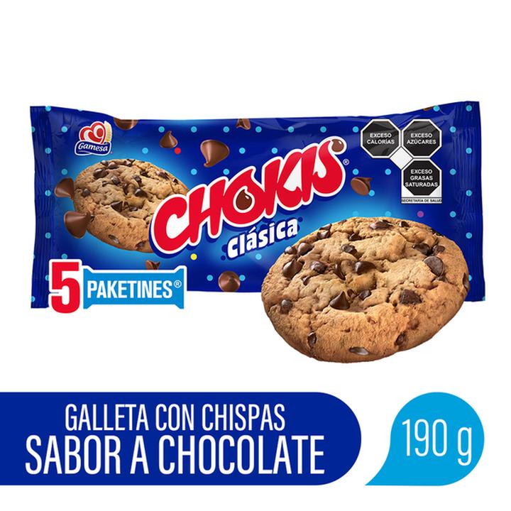 Gamesa Galletas con Chispas de Chocolate Chokis Cl - H-E-B México