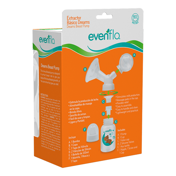 Evenflo Extractor Manual Dreams 1 Pieza 1 Cj - H-E-B México